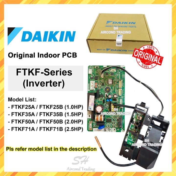 ORIGINAL DAIKIN INDOOR PC BOARD PCB FTKF-SERIES (INVERTER) R32 FTKF25A ...