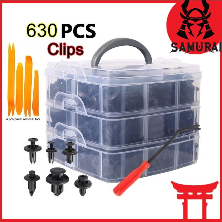 650pcs Car Clip Bumper Clips Rivet Door Panel Fender Mixed Fastener ...