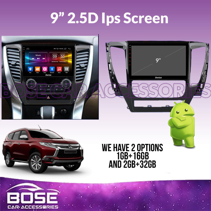 Mitsubishi Montero Sport GLS / GT / GLX 2016 Onwards Model 2 DIN / 2DIN ...