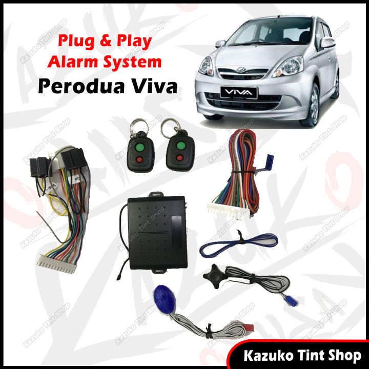 Viva 13 Pin Car Door Alarm System Security Central Locking Alarm System ...