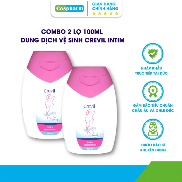 [COMBO 2 LỌ 100ml] Dung Dịch Vệ Sinh Phụ Nữ Crevil Intim - Made In ...