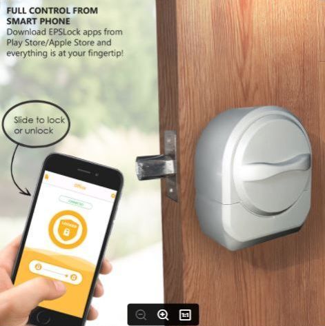 EPS Bluetooth Smart Deadbolt Lock Converter – Turn Any Door Into a ...