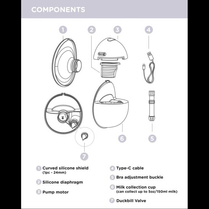 Autumnz TRINITY 2 Spare Part / Wearable Electric Breastpump / Pam Susu ...