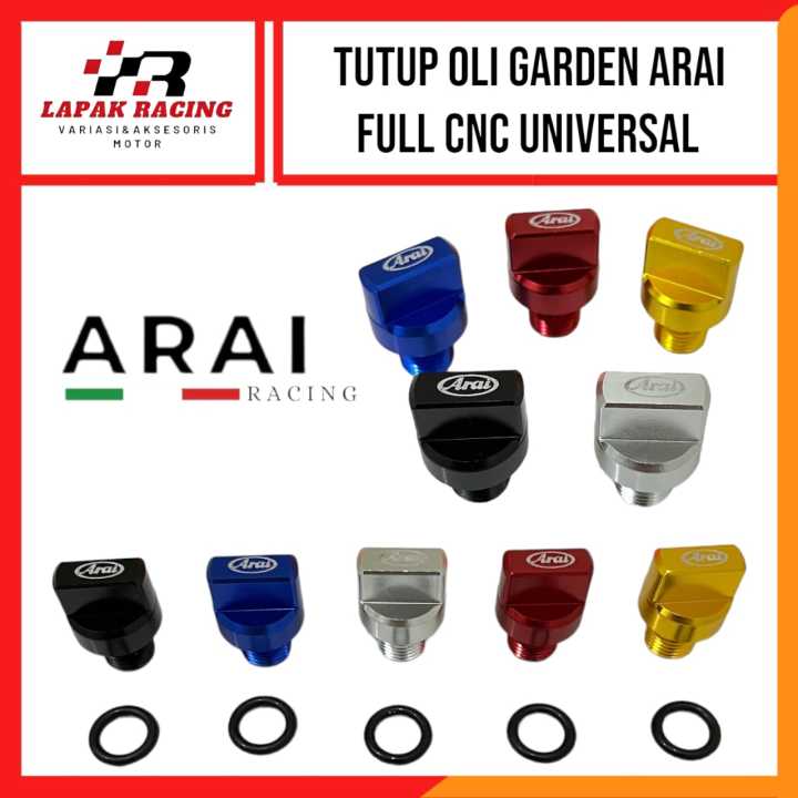 Baut Tutup Oli Garden Full CNC ARAI Engine Oil Cap CNC Universal LR55 ...