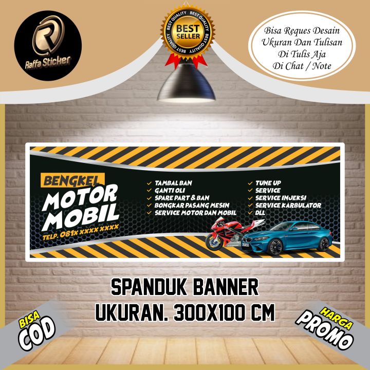 Spanduk Banner Bengkel Mobil Model Terbaru Spanduk Bengkel Motor Keren ...