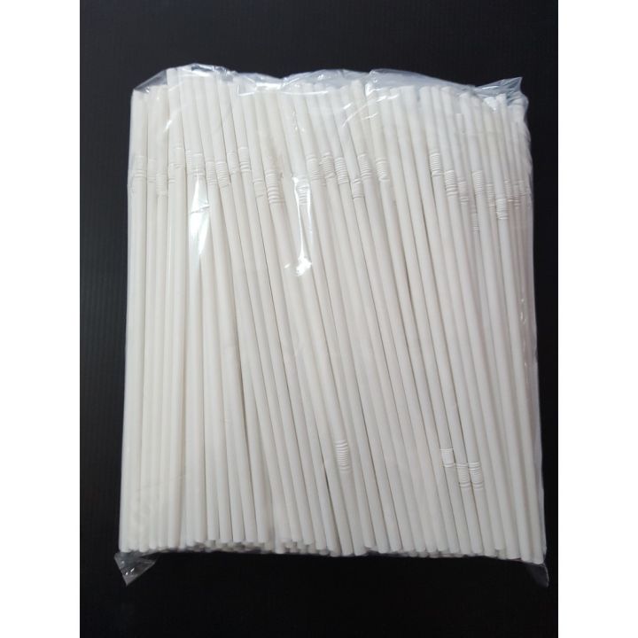 Fleksible Drinking Straw (Sedotan Bengkok Putih) 200 GRAM | Lazada ...