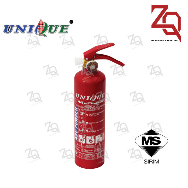 UNIQUE FIRE 1KG ABC DRY POWDER FIRE EXTINGUISHER. 1KG ( E-Hailing ...