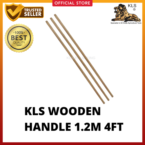 KLS Wooden Handle 1.2M (4ft) / Pemegang Kayu / Alat Pertanian ...