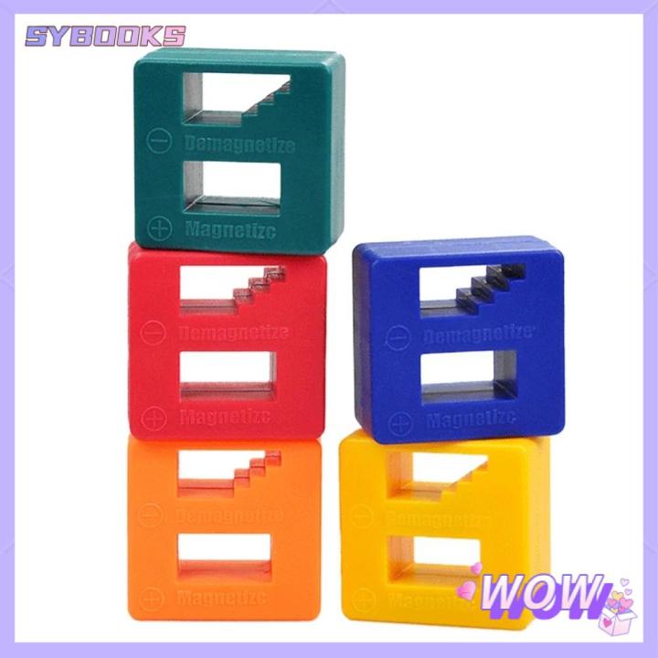 SYBOOKS แบบพกพาได้ ไขควง degausser มินิมินิ แม่เหล็กอย่างรวดเร็ว ...