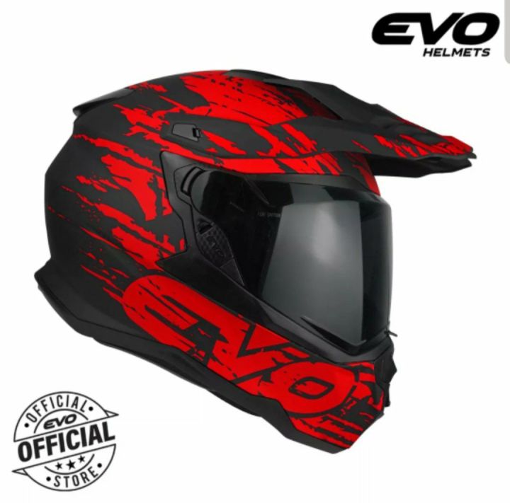 EVO DX-7 DUAL SPORT DUAL VISOR WITH CLEAR LENS | Lazada PH