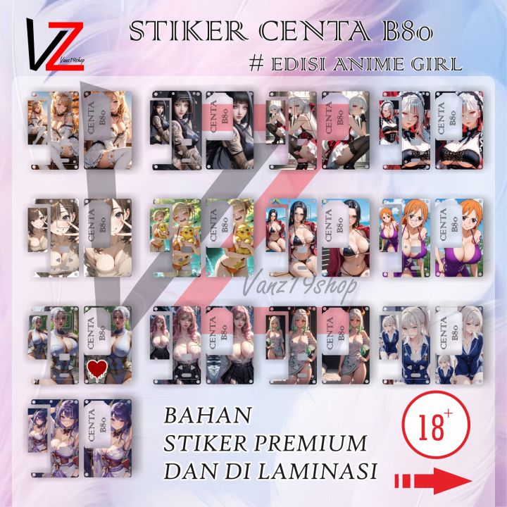 Stiker centa b80 anime girl- centa - 80 - anime - girl- cover | Lazada ...