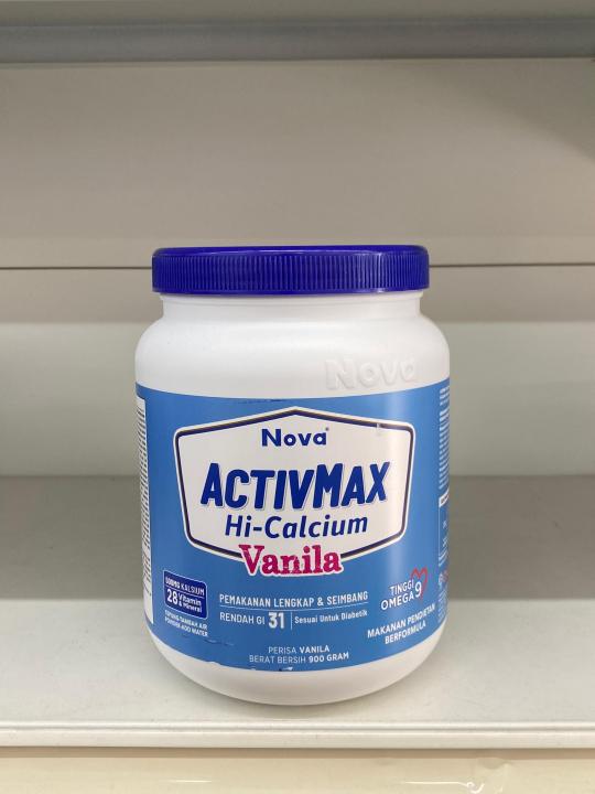 NOVA ACTIVMAX HI-CALCIUM VANILLA (900 GRAM) | Lazada