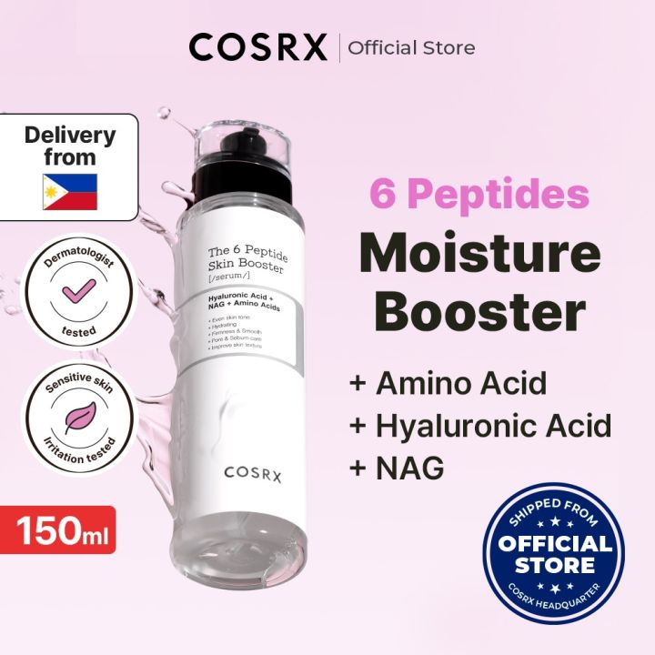 【COSRX OFFICIAL】 The 6 Peptide Skin Booster Serum, 6 Peptide Complex for multiple skin solution ...