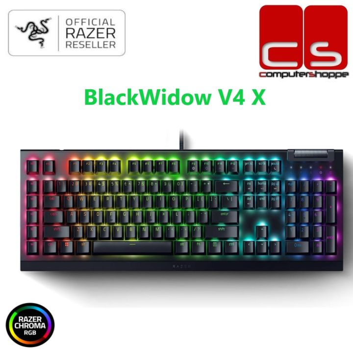 Razer BlackWidow V4 X Mechanical Gaming Keyboard | Lazada