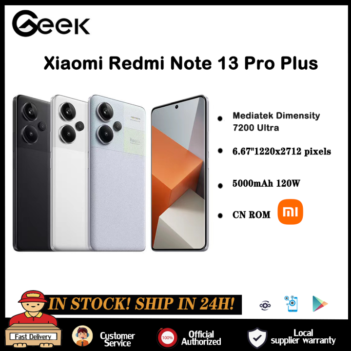 Xiaomi Redmi Note 13 Pro Plus 5G CN Version 6.67" Dimensity 7200 Ultra ...
