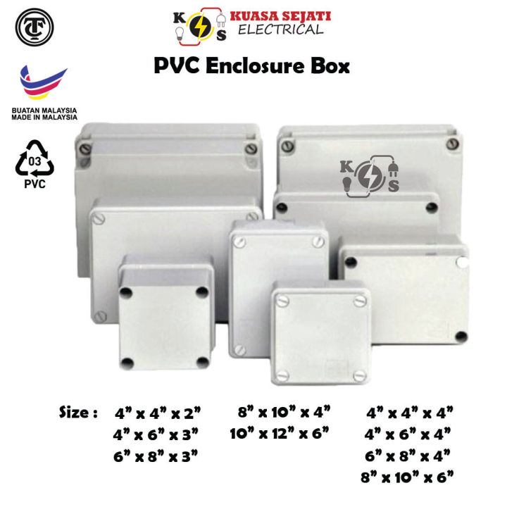 TC Weatherproof Enclosure Box IP56 /Junction Box/ PVC Electrical Box ...