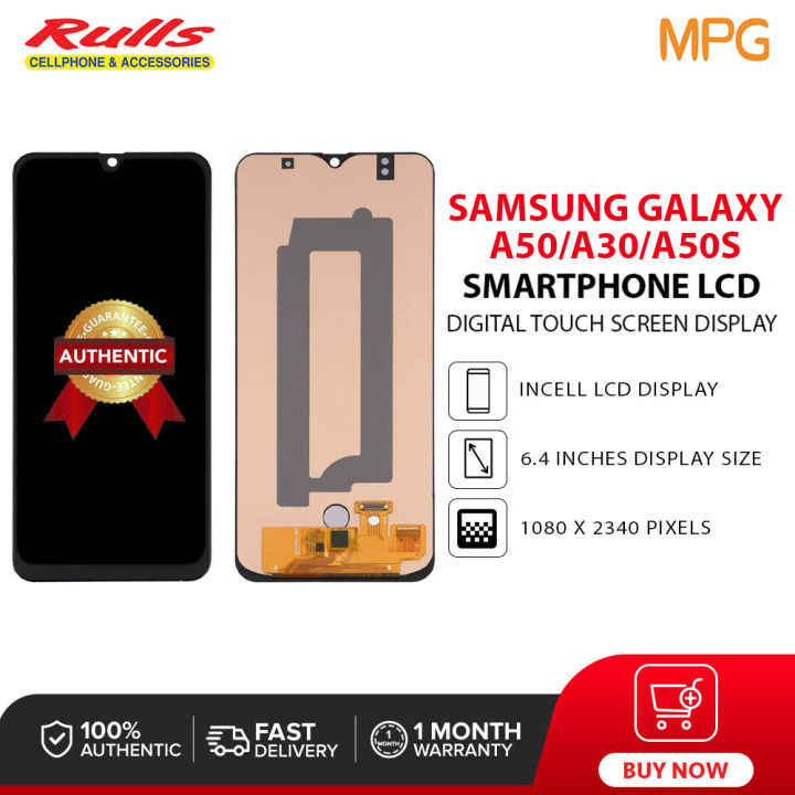 Smartphone LCD for Samsung Galaxy A50/A30/A50s (INCELL) Digital Touch Screen Display Frame ...