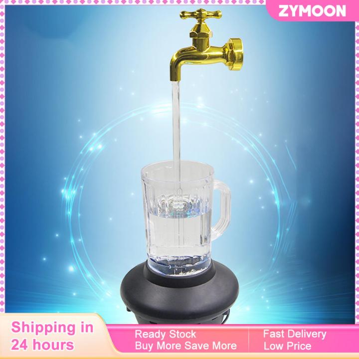 ZYMOON Floating Tap Fountain DIY Art Decor Invisible Faucet for Water ...