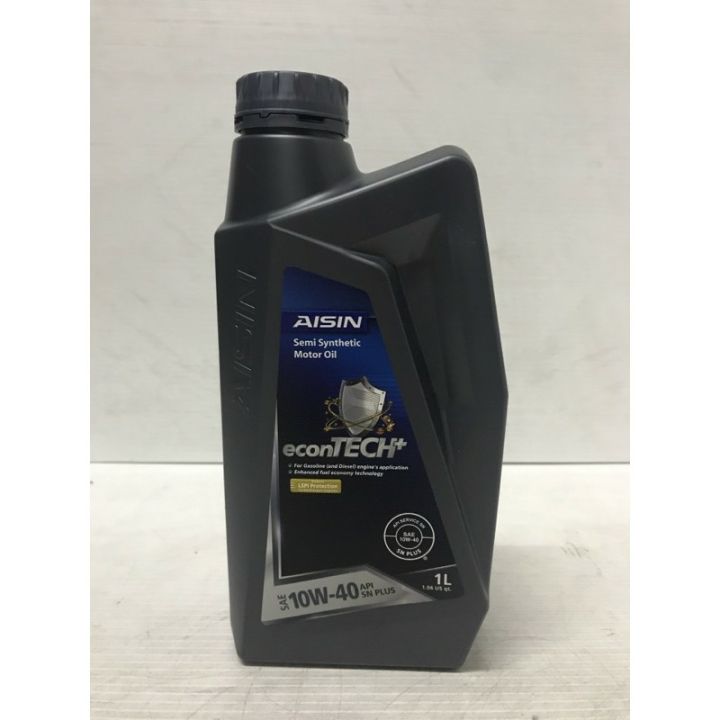 Aisin Semi Synthetic Motor Oil SN PLUS 10W40 (1 LITER) | Lazada PH