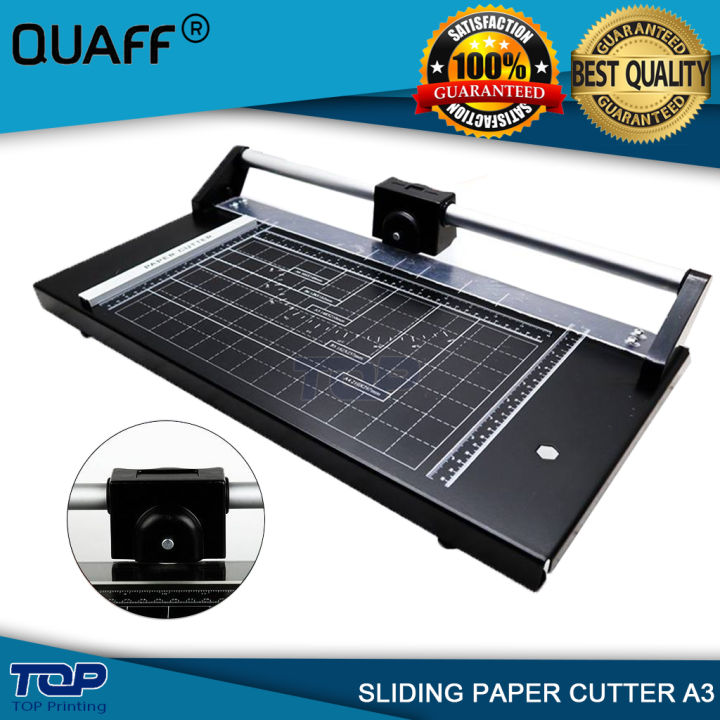 QUAFF Sliding Paper Cutter Heavy Duty A3 Metal Base | Lazada PH