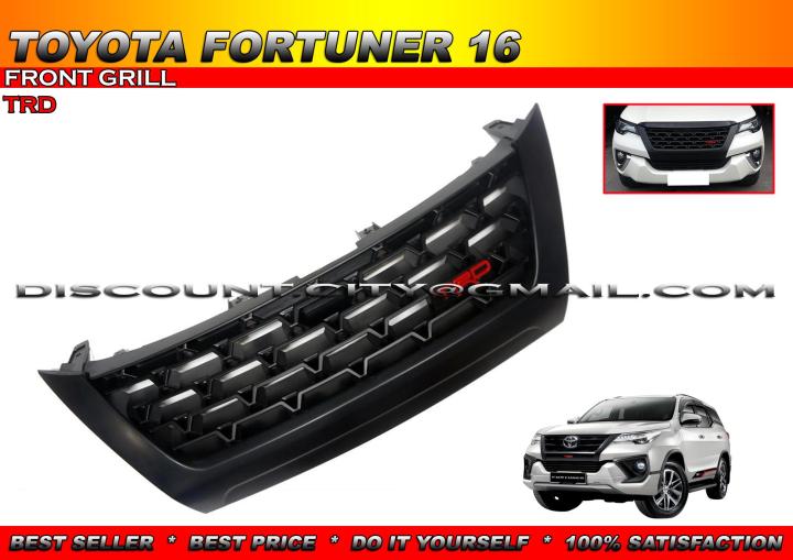TRD Front Grill Toyota Fortuner 2016,2017,2018,2019 | Lazada PH
