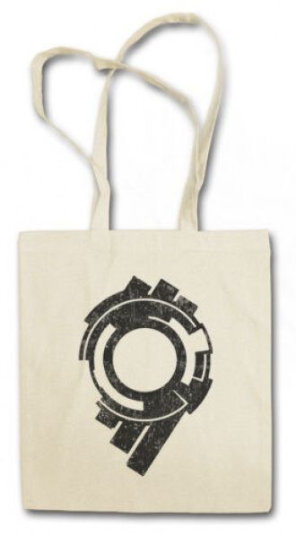 SECTION 9 LOGO SHOPPER SHOPPING BAG Logo Sign Ghost Movie in the Hanka ...