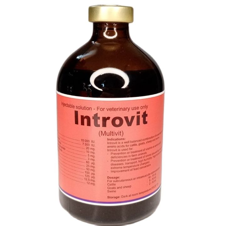 [VET SUPPORT] 1bottle INTROVIT 100mL MULTIVITAMINS for GAMEFOWL: CATTLE ...
