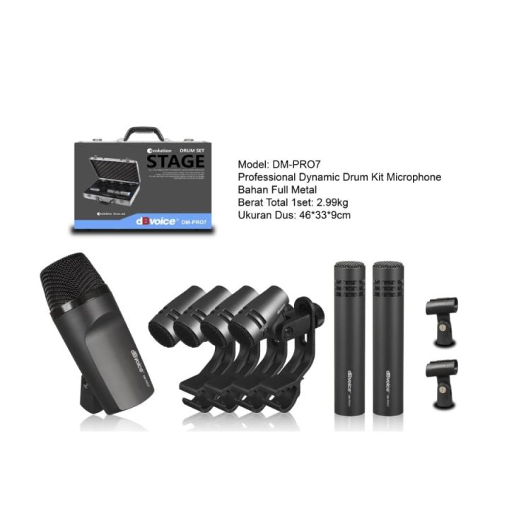 Mic Drum db Voice DM PRO 7 Original | Lazada Indonesia