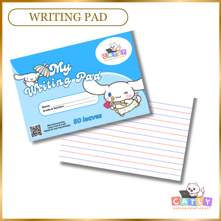 CUSTOMIZED WRITING PAD | PERSONALIZED PAD PAPER | 50 LEAVES | Lazada PH