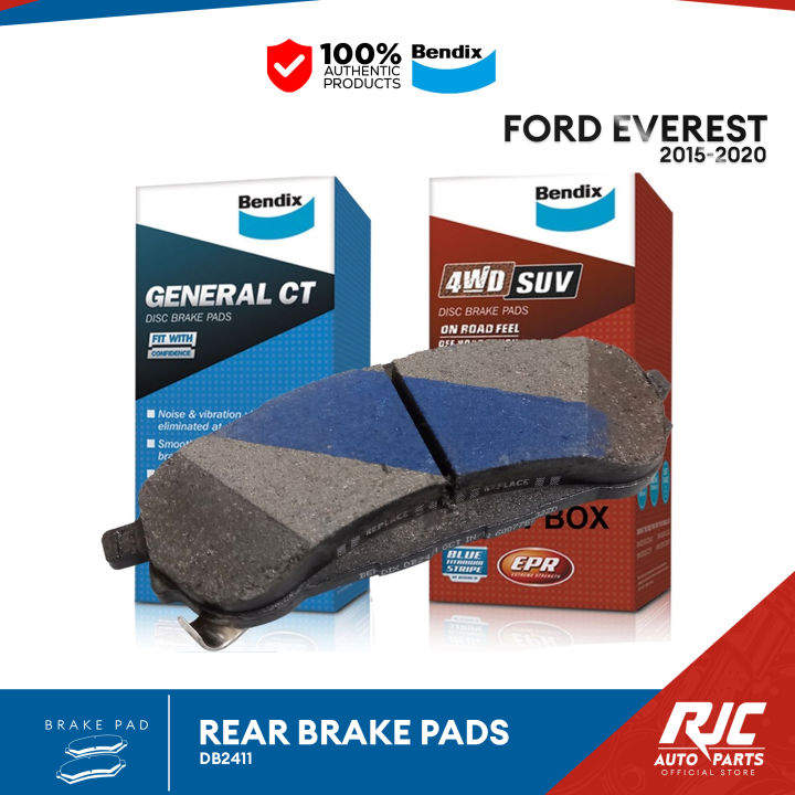 BENDIX BRAKE PAD FORD EVEREST REAR 2015-2022 DB2411 1set | Lazada PH