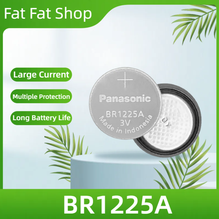 พานาโซนิคแบตเตอรี่3V BR1225A ปุ่มแบตเตอรี่ทนอุณหภูมิสูงมาก-40 °C ถึง125 ...