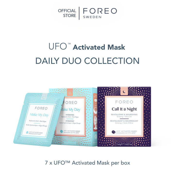 FOREO UFO Activated Mask Daily Duo Collection Facial Mask | Face Masks ...