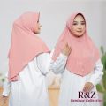 Bergo Jersy Hijab Instan kanisya Bahan Jersy Super Premium Ukuran[ L ...