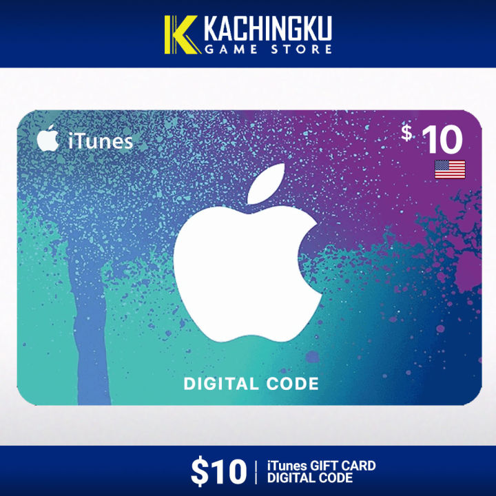 apple card IOS US iTunes US Digital Gift Code 10 USD app store us | Lazada
