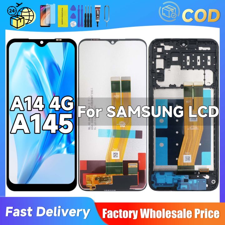 For Samsung Galaxy A14 4G A145 SM-A145F/DSN A145M Display Touch Screen ...