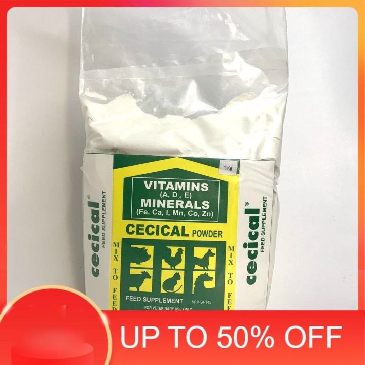 1kg Cecical Powder (Calcium) Feed Additive (Vitamin & Minerals) for ...