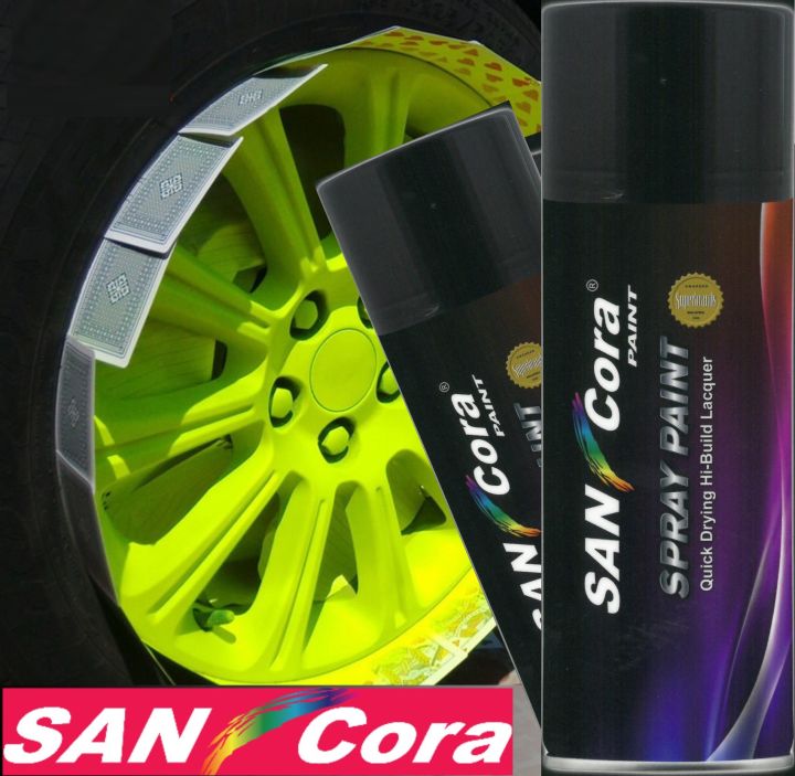 (Tak post Sabah/Sarawak) SANCORA Spray Paint Fluorescent Colour (400 ML ...