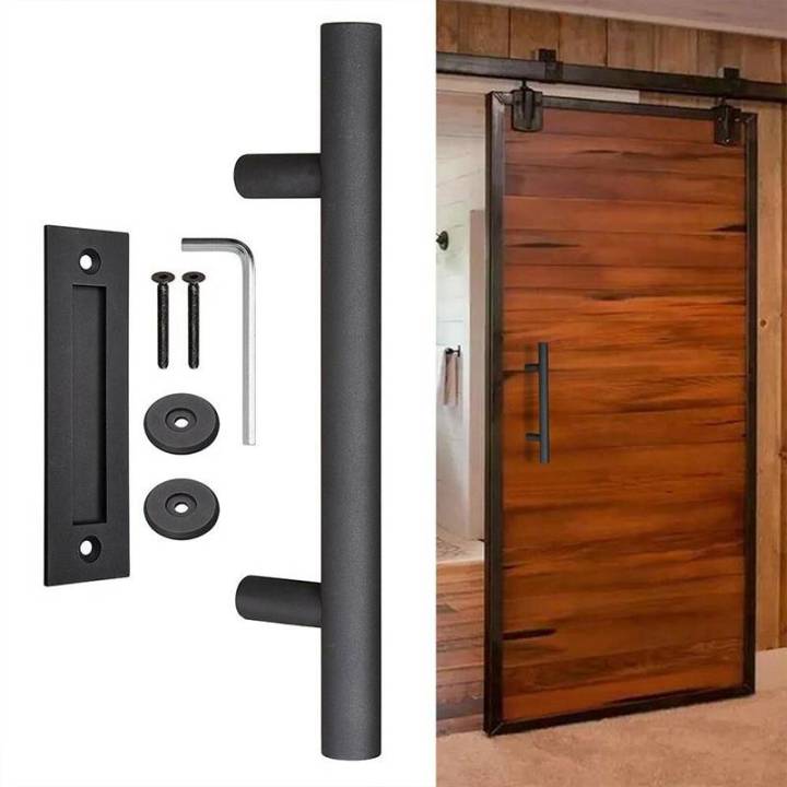 Sliding barn door handle, embedded embedded wooden door handle ...