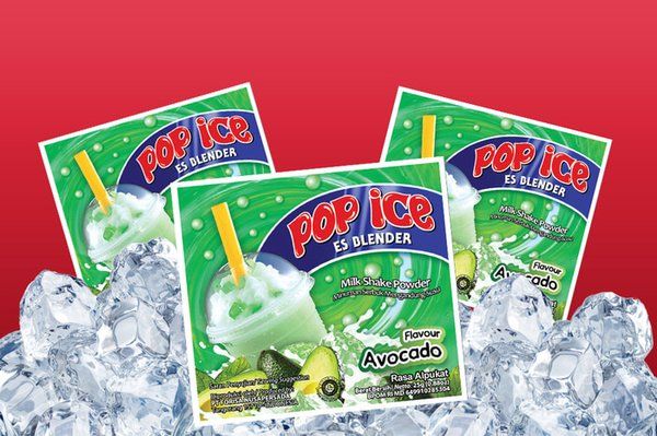Pop Ice Aneka Rasa Minuman Es Blender 25gr Avocado Alpukat | Lazada ...