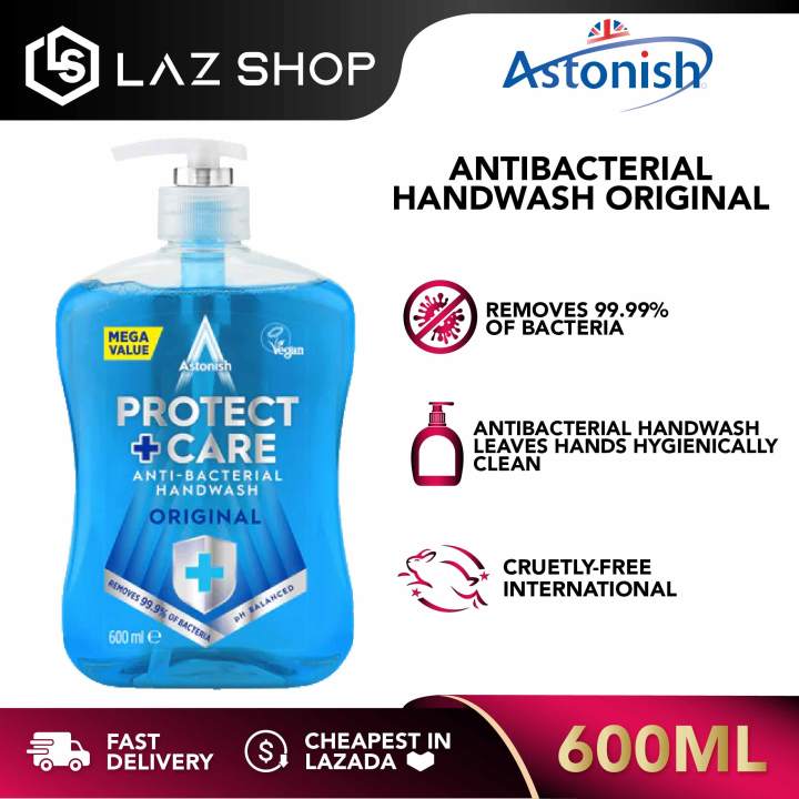 Astonish 750ml Clean & Protect Antibacterial Handwash Kill 99.9% of ...