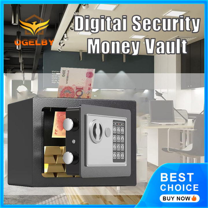 Digital Electronic Security Safe Box Money Vault Organizer Home Office ...