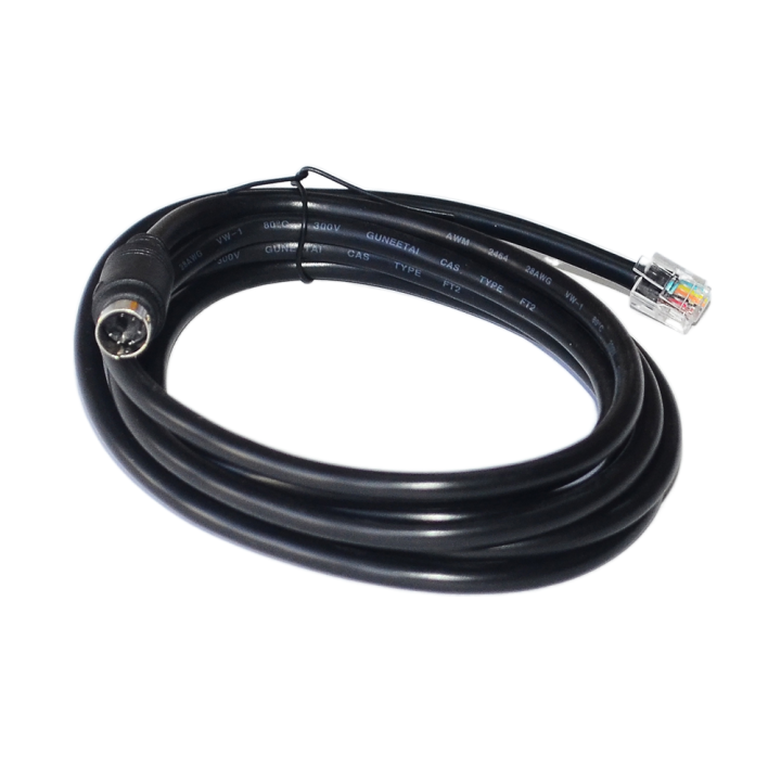 2M MINI DIN 6PIN TO RJ12 6P6C CONNECTOR CABLE FOR FANATEC PEDALS ...