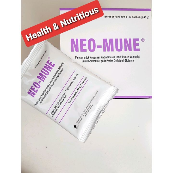 NEO MUNE SUSU VANILLA UNTUK MALNUTRISI PASIEN 1 BOX ISI 10 SACHET ...