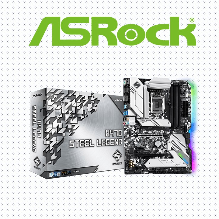 Asrock H470 Steel Legend (Socket 1200) Motherboard | Lazada