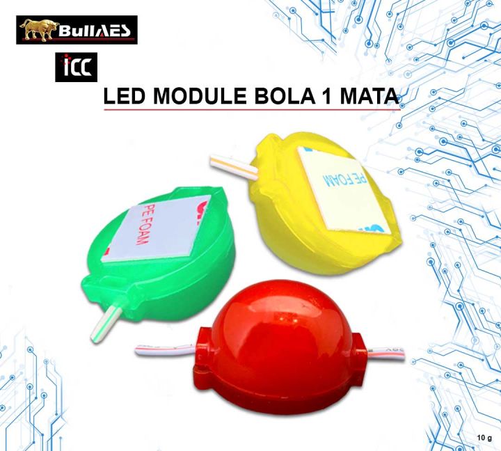 Lampu LED Module 1 mata model BOL 12 Volt I LED modul 12 Mata 12V ...