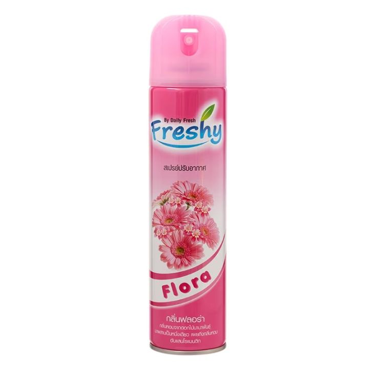 Freshy เฟรชชี่ สเปรย์ปรับอากาศ กลิ่นฟลอร่า 300 มล. | Lazada.co.th