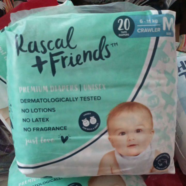 Rascal + Friends Premium Diapers Medium ( Tape or Pants ) | Lazada PH