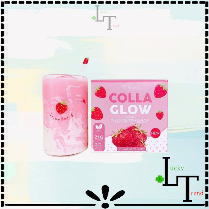 LuckyTrend| Colla Glow 50,000 mg Hydrolyzed Marine Collagen & Reduced L ...