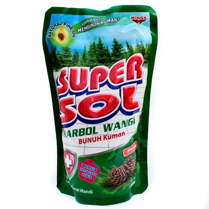 Supersol Karbol Wangi Bunuh Kuman Pembersih Lantai Pembersih Kamar ...