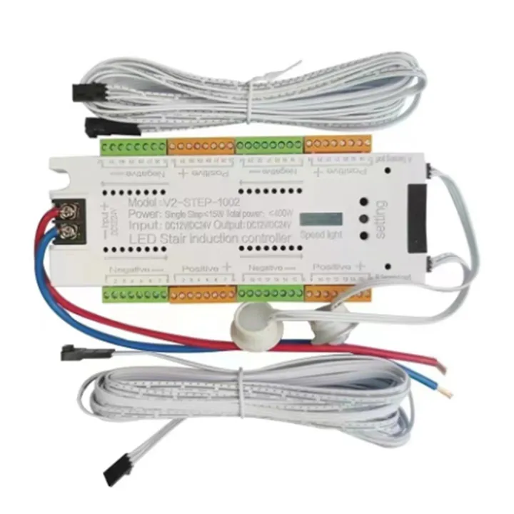 Automatic 32 Channels Stairway Lighting LED Motion Sensor Stair Light ...